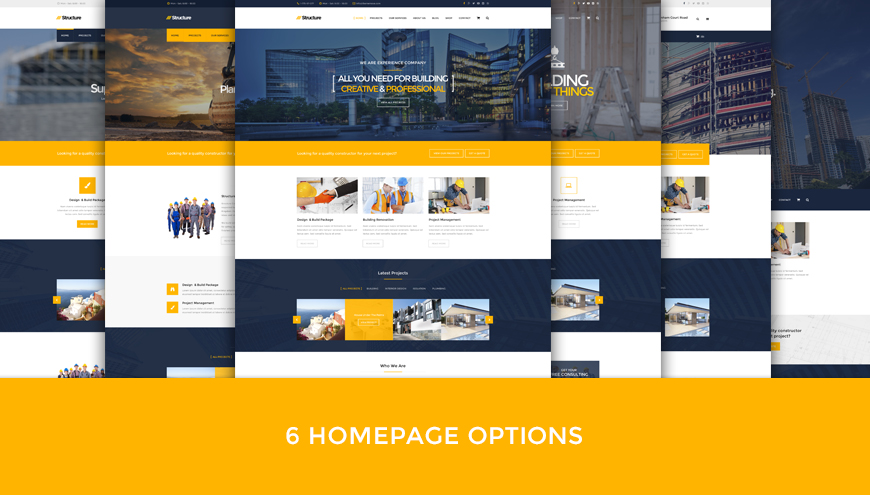 15+ Homepage Options - Raybite Ingenieria